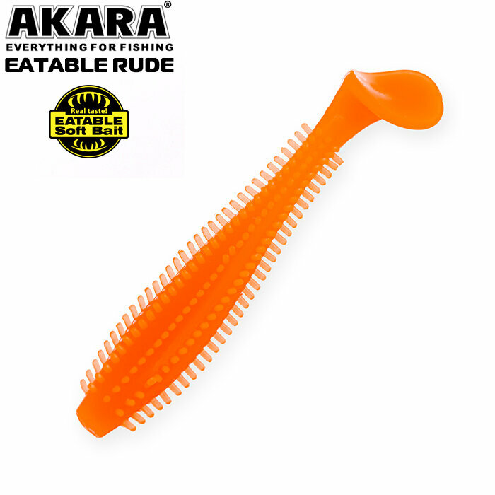 Силиконовая приманка Рипер Akara Eatable Rude 80мм, 5 шт. №100