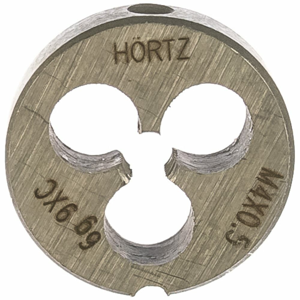 Плашка М 4 х0.5 9ХС HORTZ 203984