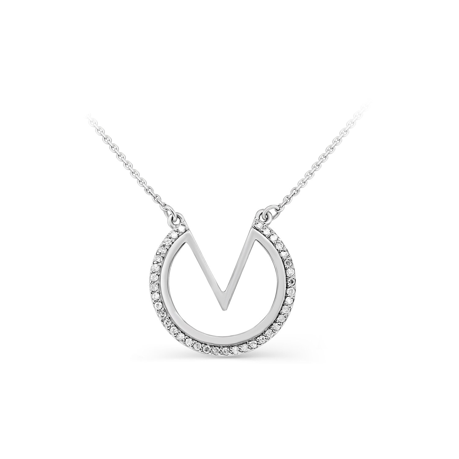 Колье JEWELIN, белое золото, 585 проба, бриллиант