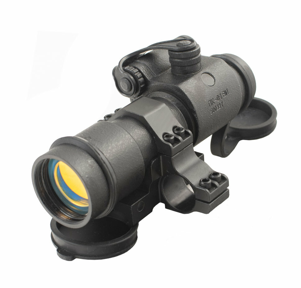 Прицел коллиматорный БелОМО ПК-01ВИ, сетка: красная точка 2MOA, 8 уровней яркости