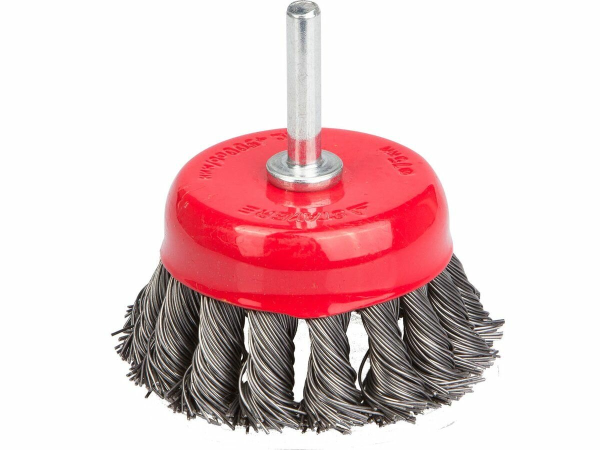 Щетка чашечная для дрели жгутированная стальная проволока 75 мм Stayer PROFI 35118-075_z01