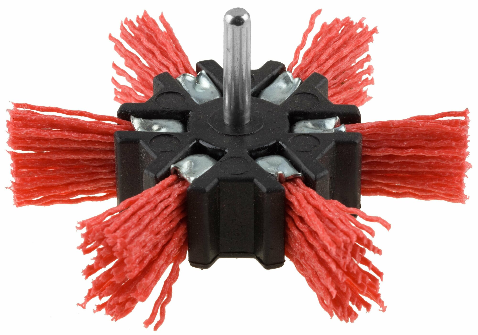 Щетка дисковая для дрели нейлоновая проволока с абразивным покрытием 100 мм Зубр профи 35163-100_z02