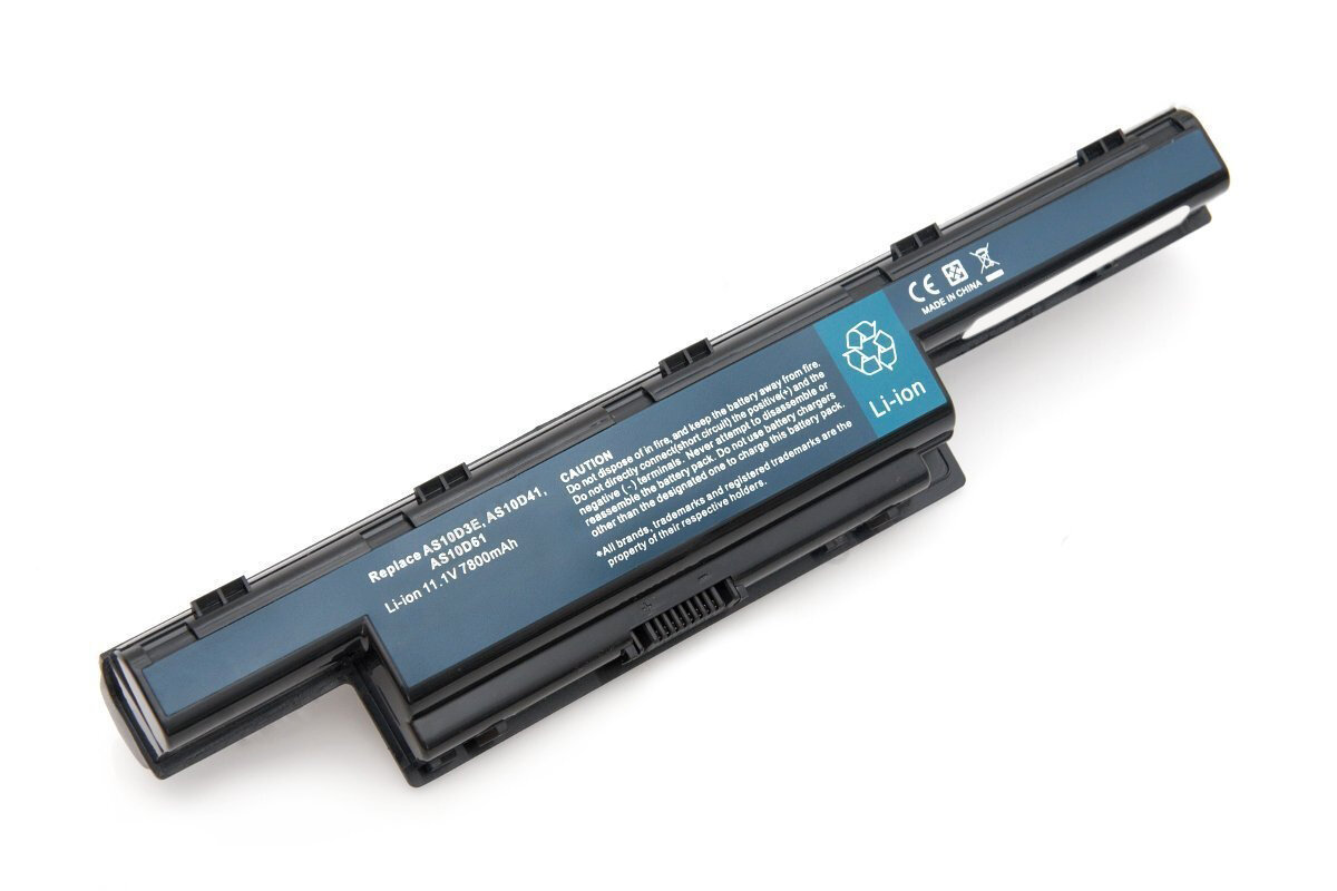 Аккумулятор OEM (совместимый с AS10D3E, AS10D41) для ноутбука Acer Aspire 4551 11.1V 7800mAh черный