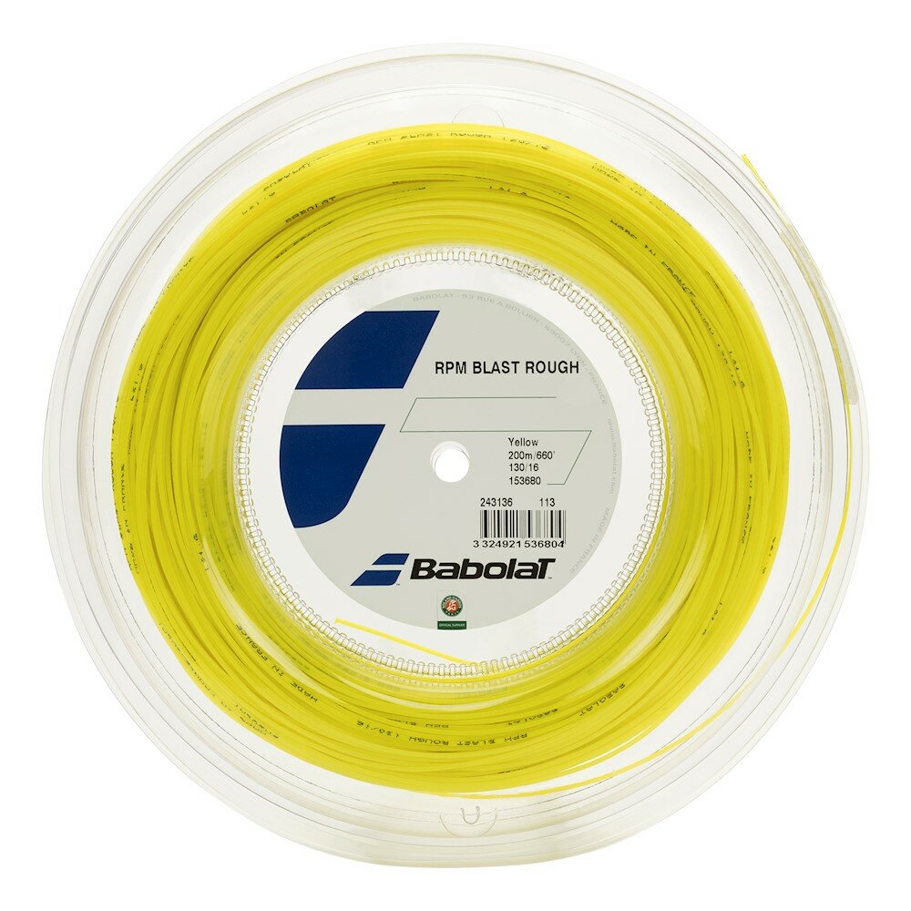 Теннисная струна Babolat RPM Rough 200 метров Желтый 243140-16113 (Толщина: 130)