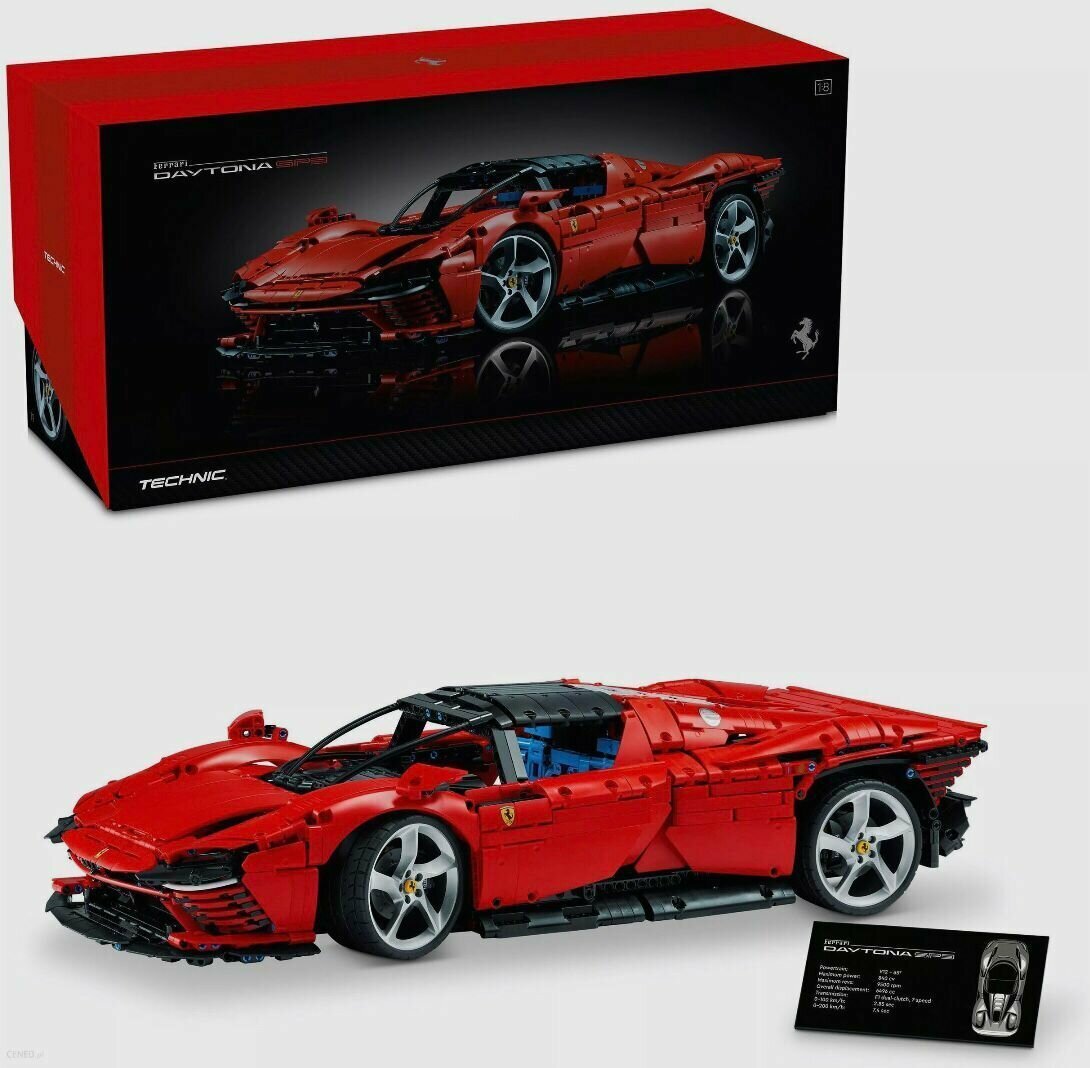 Конструктор Техник Ferrari Daytona SP3, 3778 деталей-good value -hz