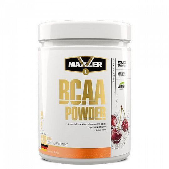 Maxler BCAA Powder (вишня) 420 гр