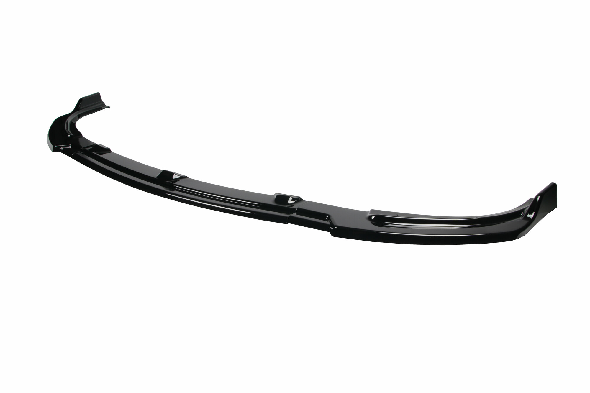 Губа переднего бампера INFINITI G25 G37 2010-2012 черный глянец