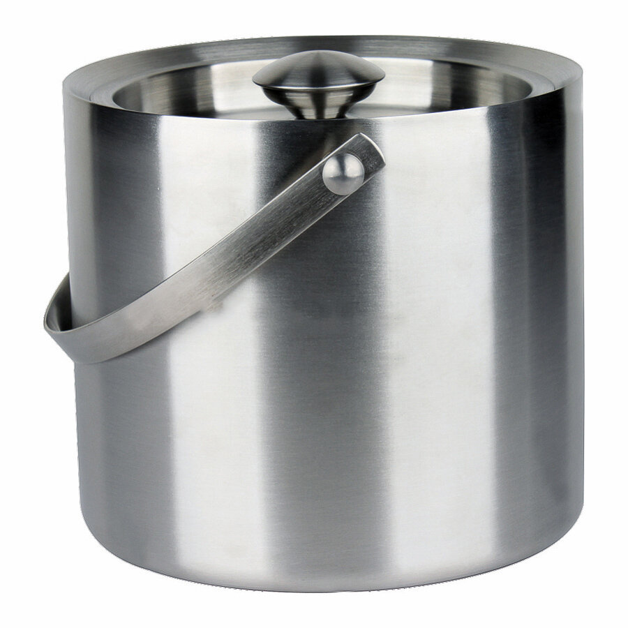 Ведро для льда из нержавеющей стали "Bar Ware" 3л с крышкой (термо)