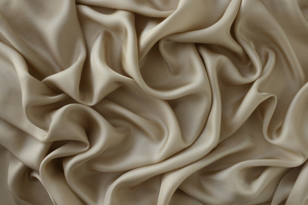 Ткань твил песочного цвета, ширина 1.37 м