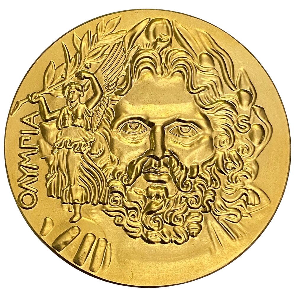 Германия, настольная медаль "Олимпиада 1896" 1991-2000 гг. (2)