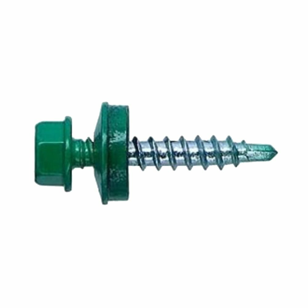 Кровельный саморез Kenner 4,8х70 RAL6002 зелёный (1500 шт.)