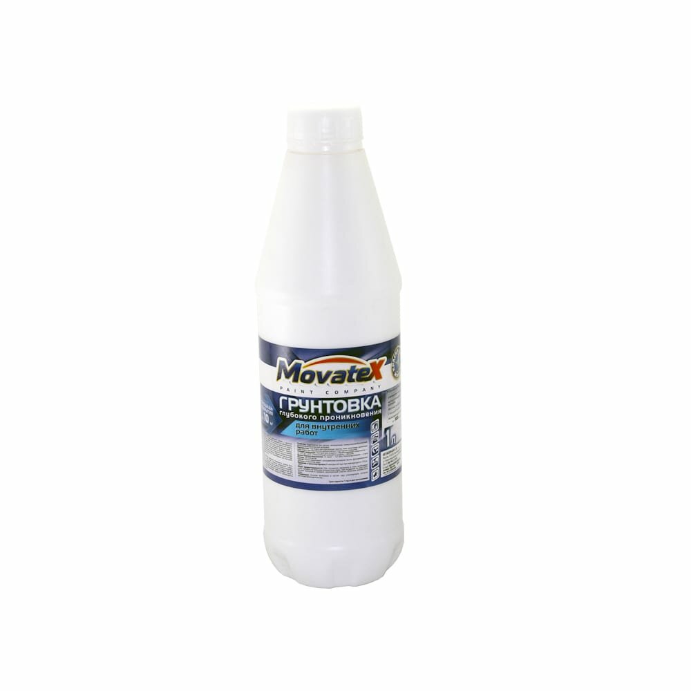 Грунтовка для внутренних работ Movatex 1 л Т02293
