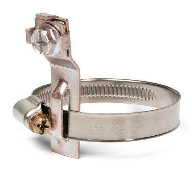 Хомут заземления УХЗ (INOX) (80-100)/W2 (Fortisflex) (83247) (1 шт)