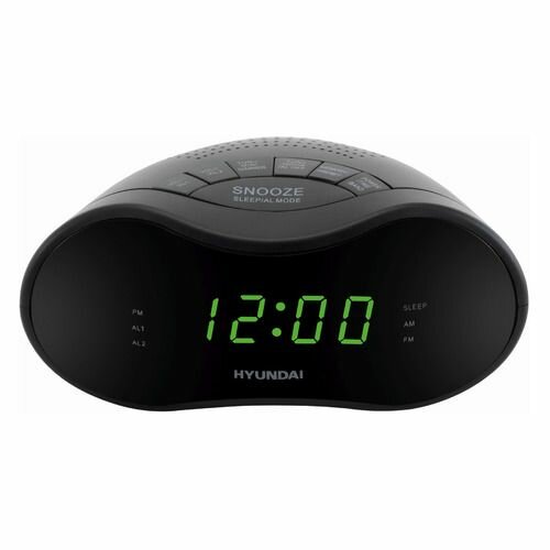 Радиобудильник Hyundai H-RCL200, черный