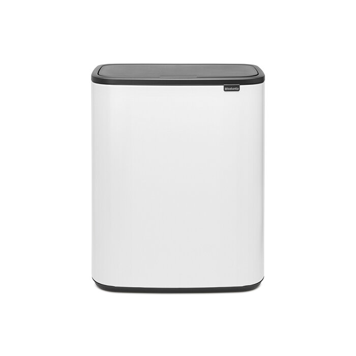 Мусорный бак BO TOUCH BIN (2x30л) Белый, 221408
