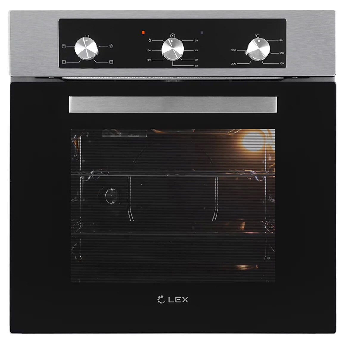 Духовой шкаф LEX EDM 042 IX (595х595х530) электрический, нерж. сталь CHAO000375