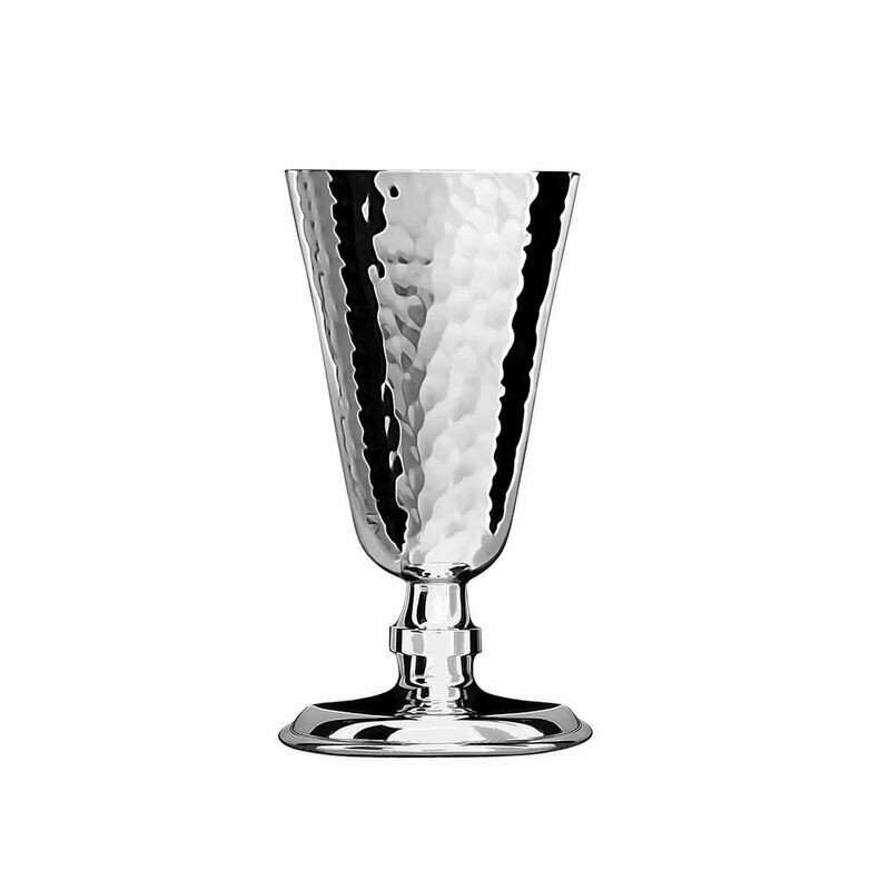 Кольчугинский мельхиор Рюмка "№4" медная посеребренная кованая (КМ519РМ01)