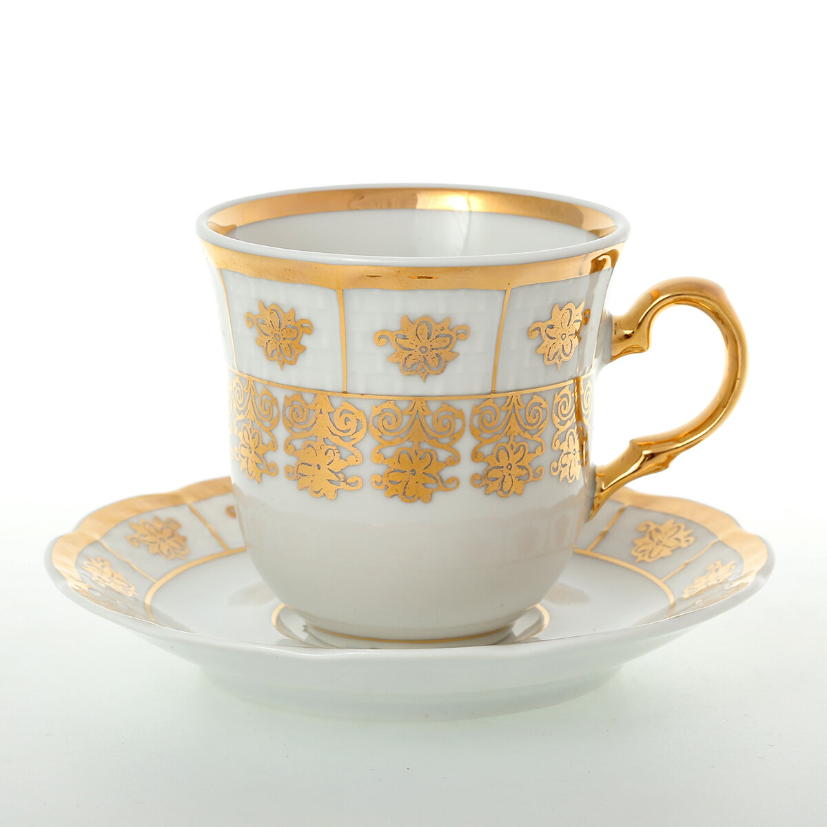 Набор кофейных пар 100 мл Менуэт Натали (6 пар)