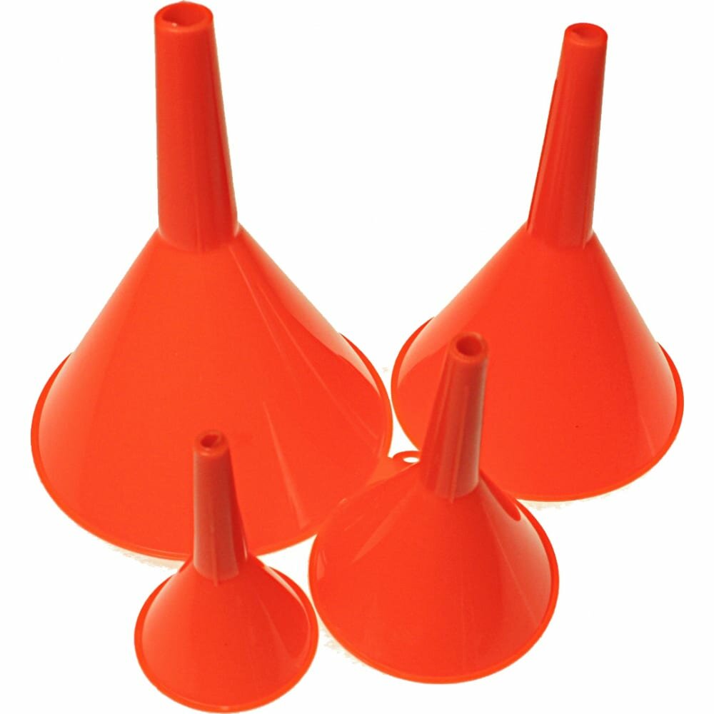 Воронка в наборе (4шт:50/75/95/115мм) в пакете TM Nord YADA (902775)