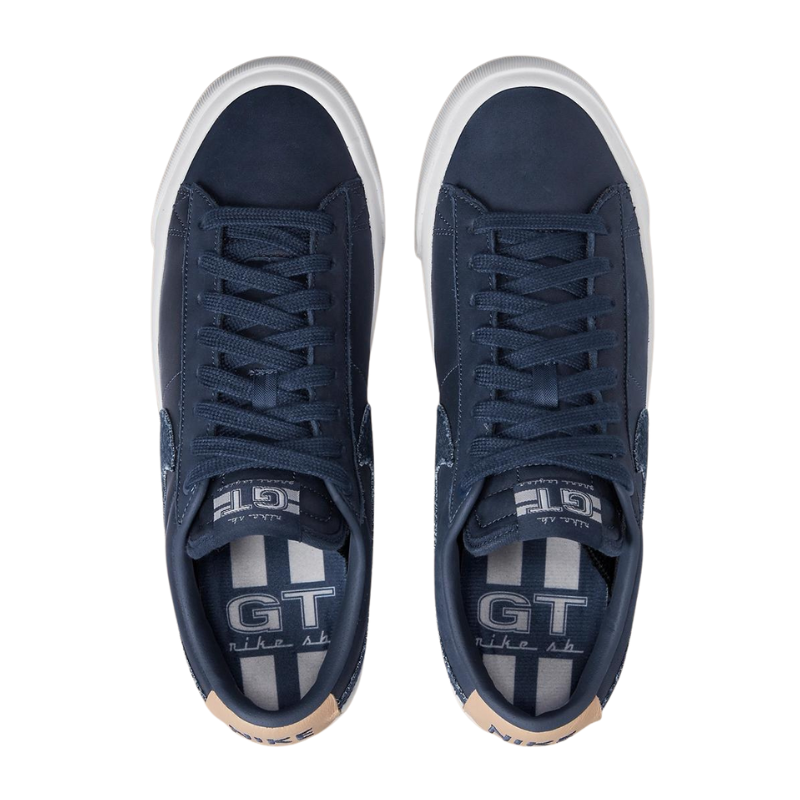Кеды NIKE SB Blazer Low Pro GT Premium, размер 39 EU, синий — фото 1