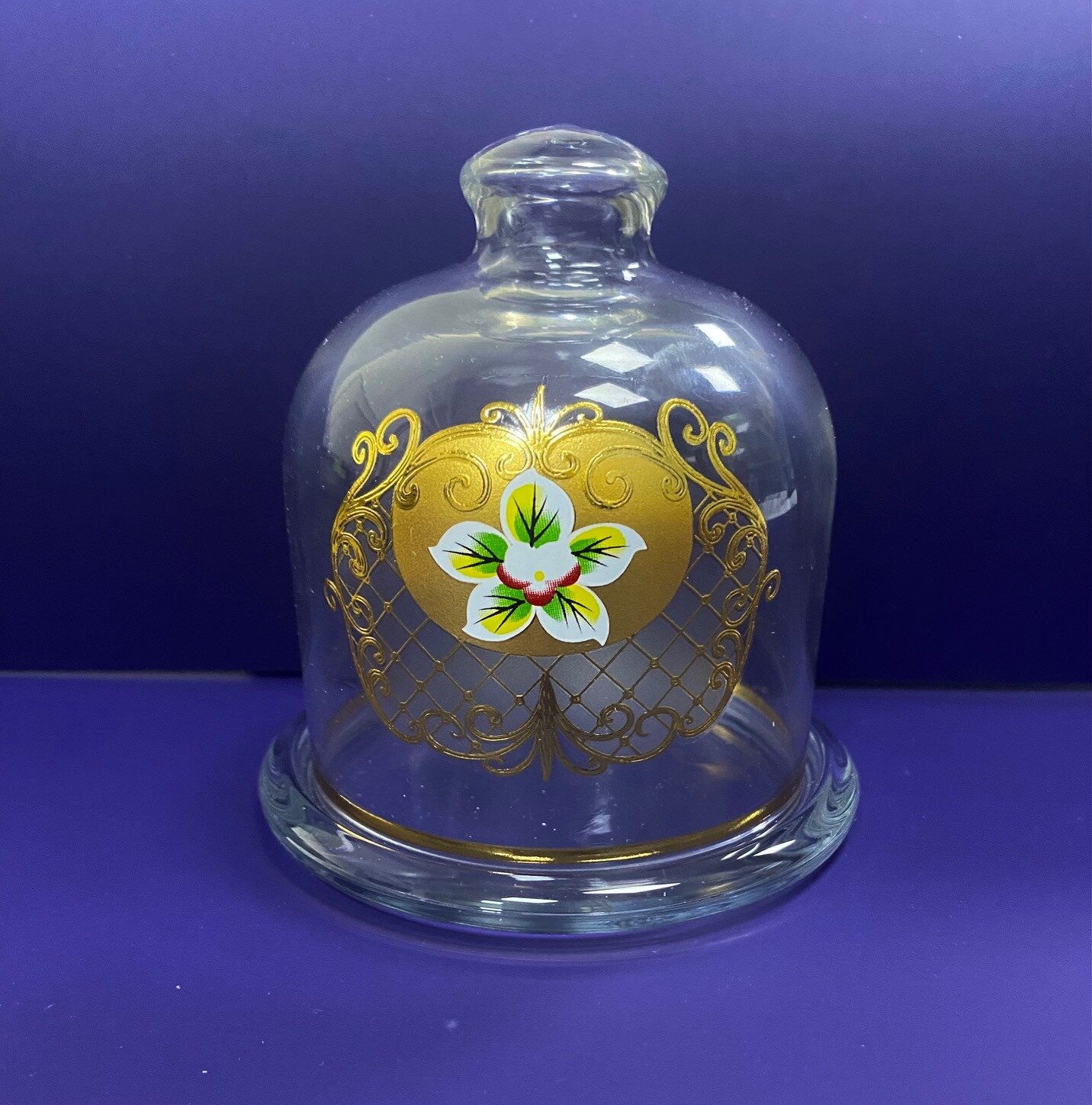 Лимонница D - 8,2 см. "Богемия" магнолия стекло