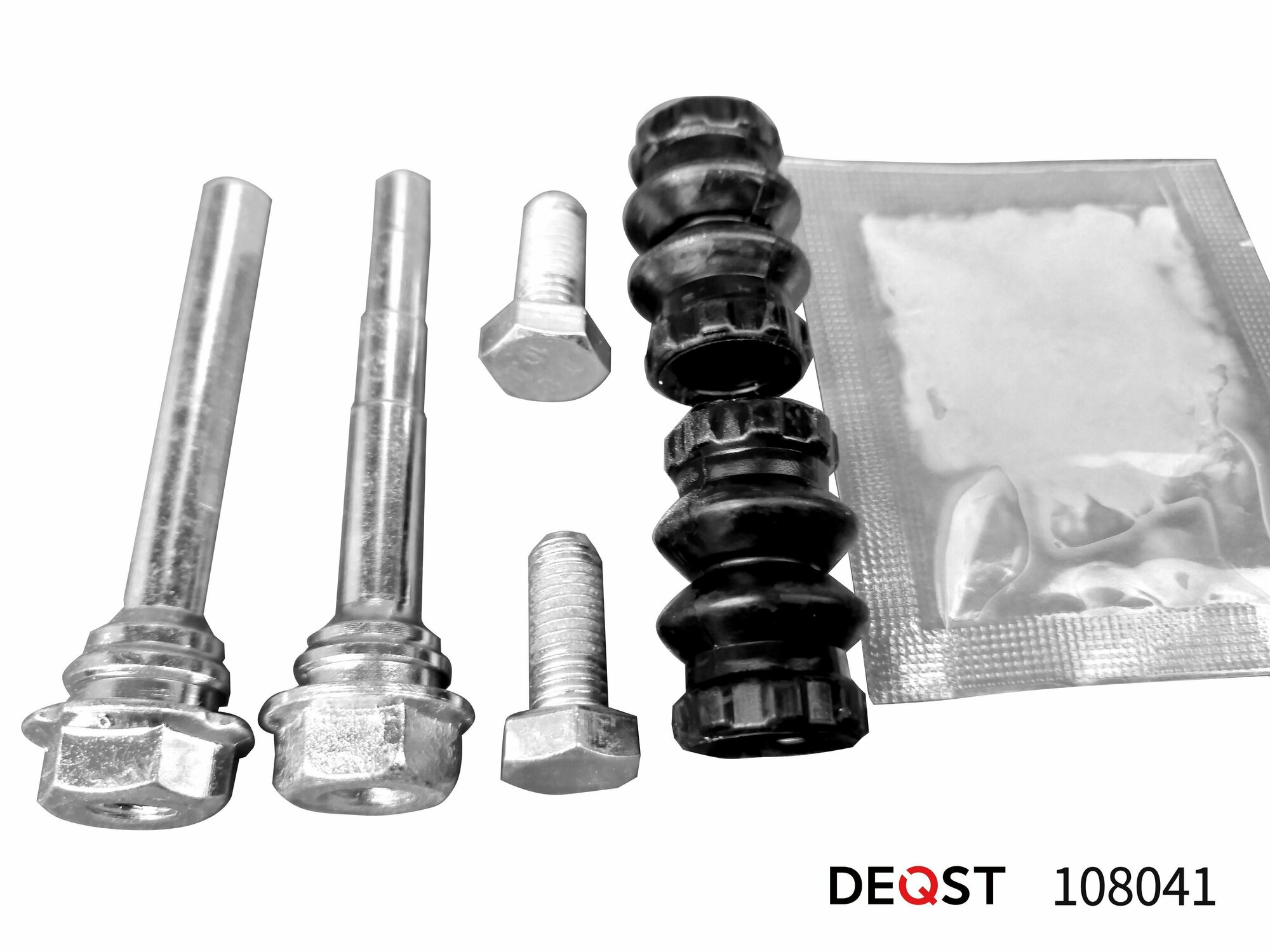 Комплект направляющих тормозного суппорта заднего (направляющая O8 mm, суппорт TRW/Lucas). Применяем, Deqst 108041