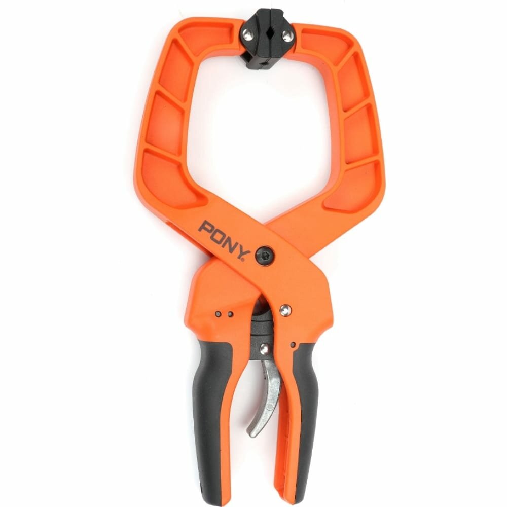 Пружинный зажим Pony Jorgensen 100 мм, с храповым механизмом 32400, 85 мм, коробчатым шарниром