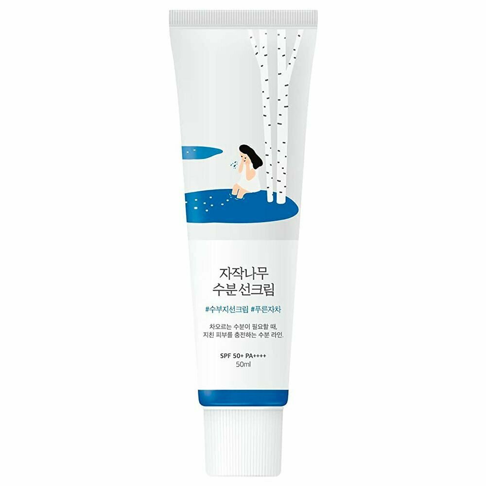 Увлажняющий солнцезащитный крем Round Lab Birch Juice Moisturizing SUNSCREEN спф SPF50+ PA4+ 50ml / ROUND LAB