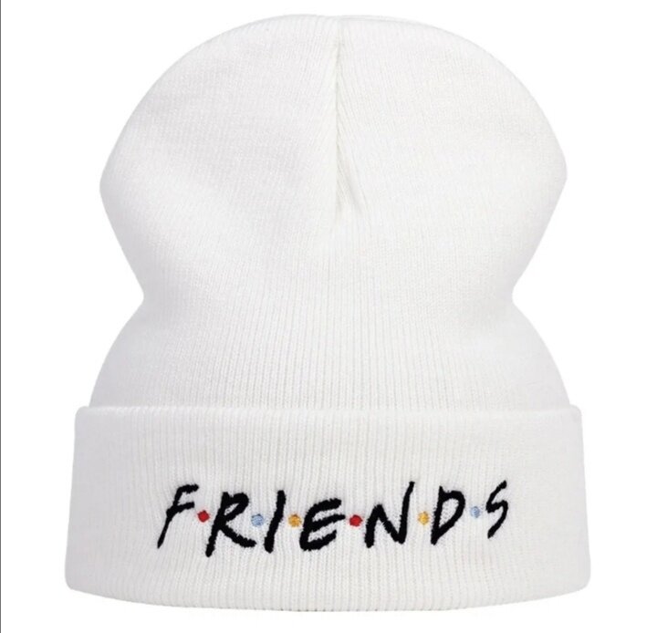 Шапка-бини Шапка "Бини" демисезонная/зимняя, размер 52–58 сериал "Друзья" для мужчин и женщин