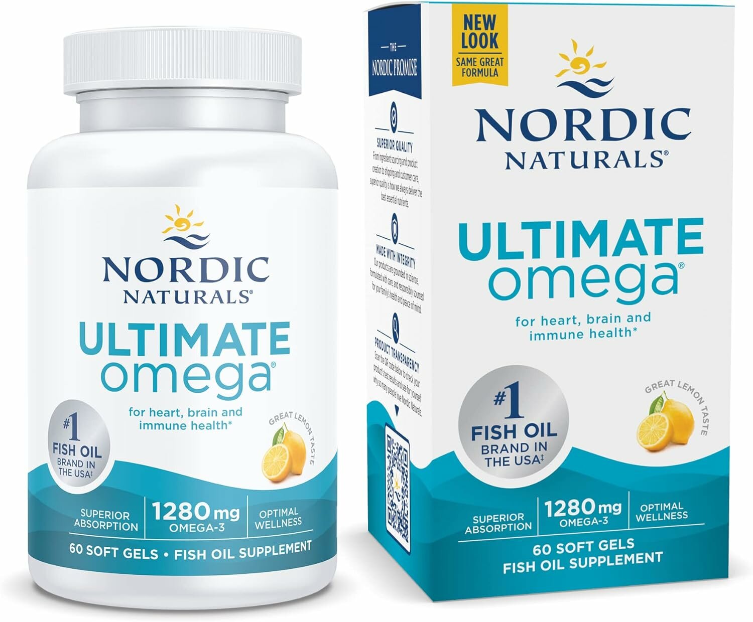 Nordic Naturals Ultimate Omega (1280 мг) 60 капсул