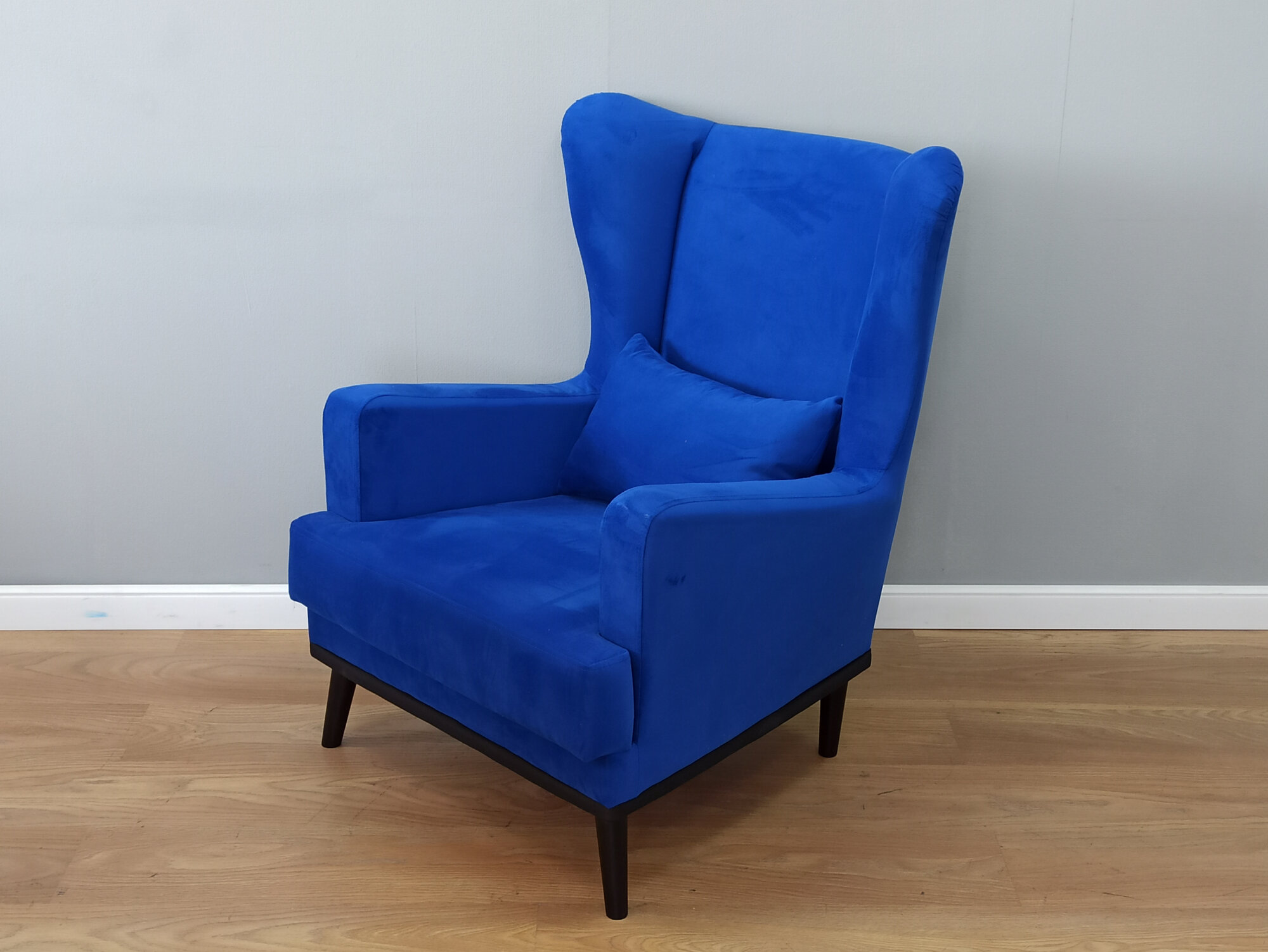 Кресло для отдыха томас (Барон) синего цвета ш. 78 см, в. 90 см, г. 90 см.