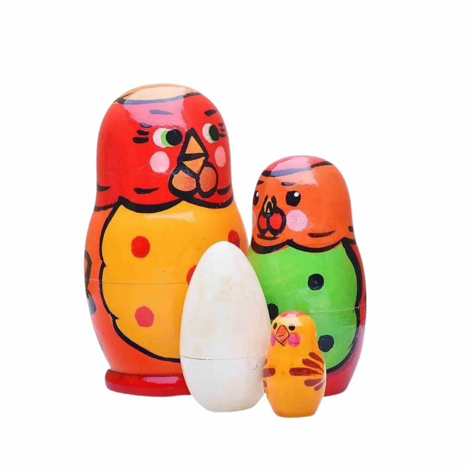 Матрешка Нескучные игры Петушок 4 персонажа