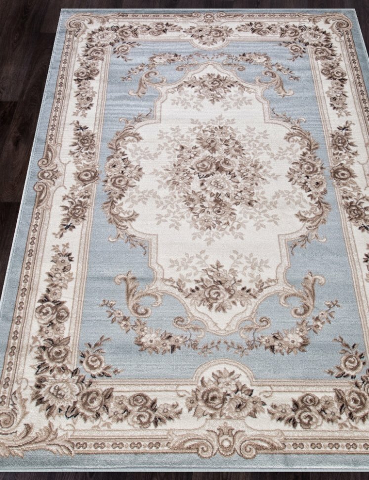 Ковер Valencia Delux 4015 - L. BLUE-BROWN (2.5 х 5 м)