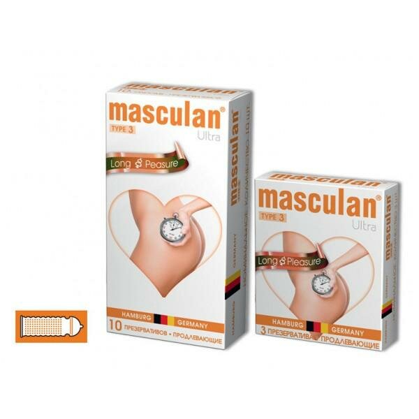 Презервативы Masculan Long Pleasure 3 шт.