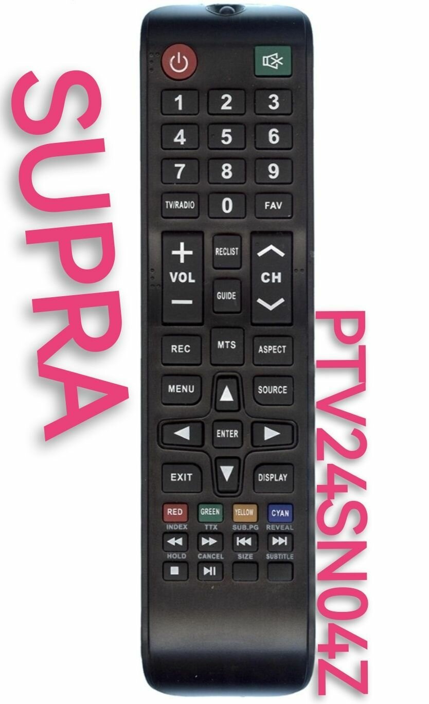 Пульт PTV24SN04Z для телевизора SUPRA /супра