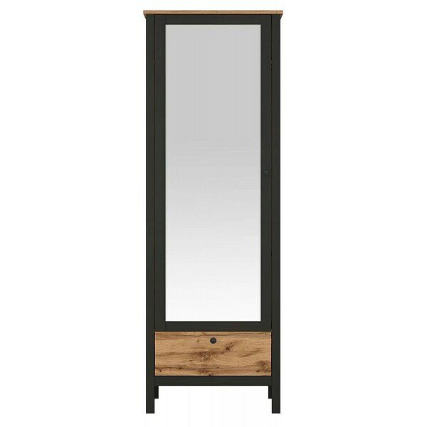 Шкаф платяной BlackRedWhite Лофт SZF1W1S-60