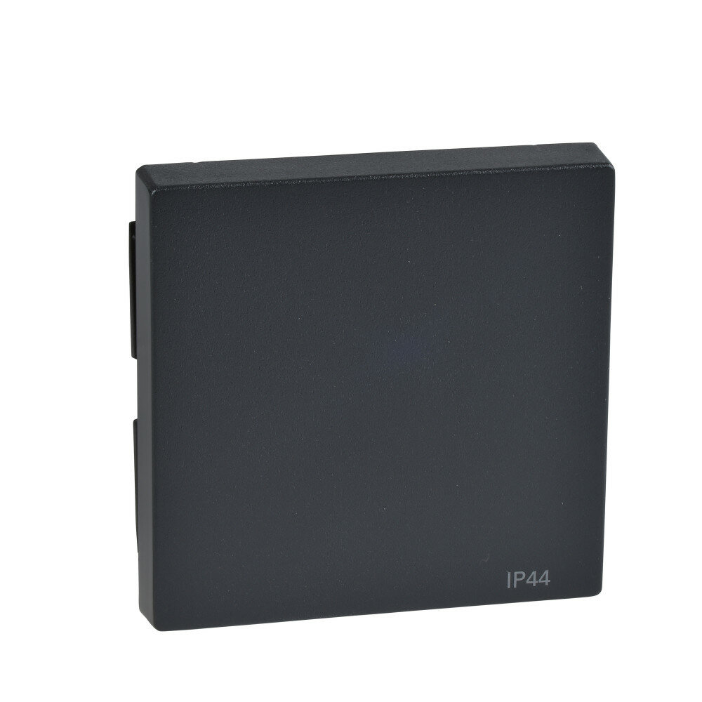 Клавиша IP44 Merten System M для одноклавишного выключателя, термопласт, цвет антрацит