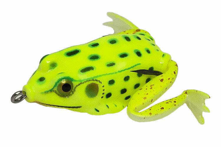 Мягкая приманка LureMax Лягушка Crazy Toad FR02, 4,5см