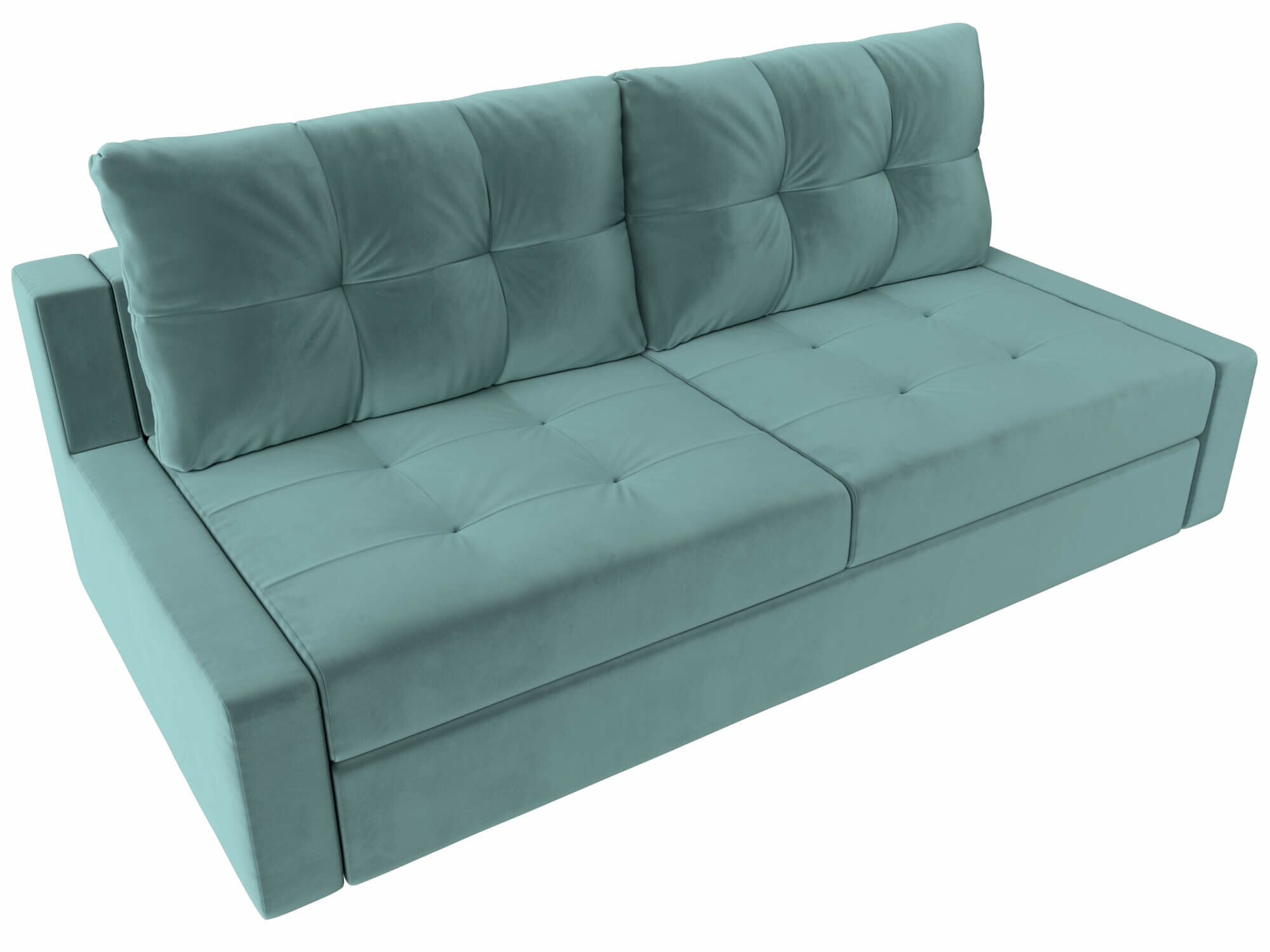 Artum Прямой диван Мартин велюр бирюза