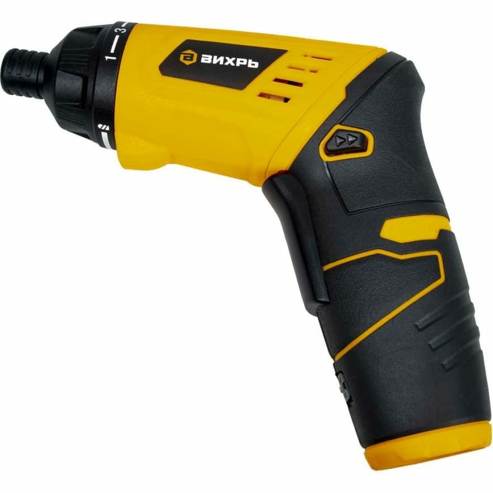 Аккумуляторная отвёртка Вихрь ОА-3.6-ТФ 72/14/31, 1.5 А, пластик, со щеточным двигателем, с подсветкой, с реверсом