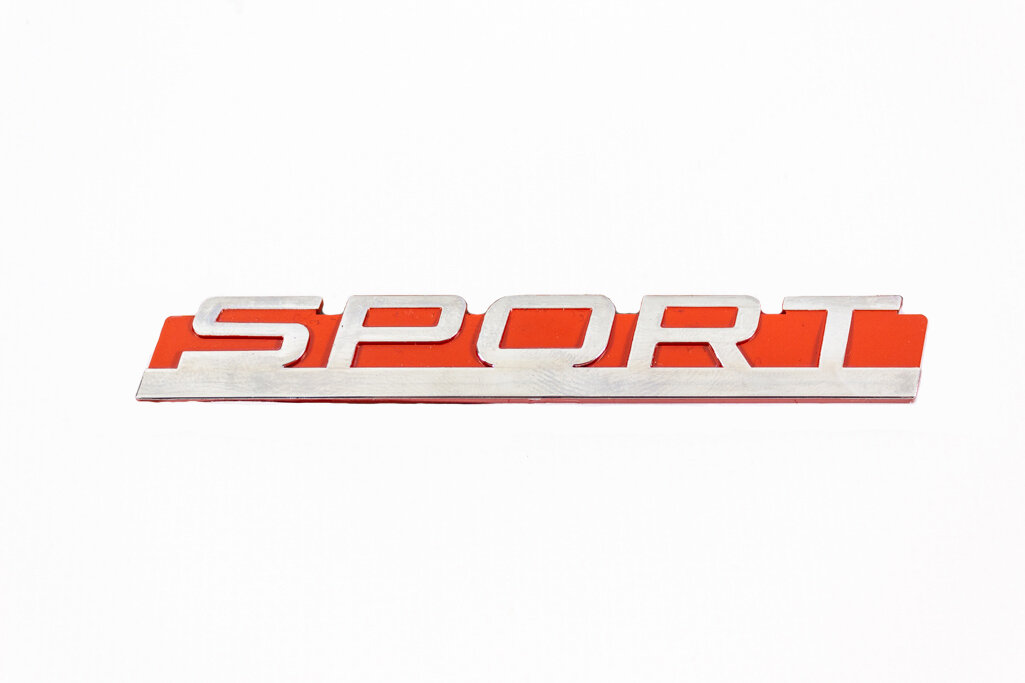 Шильдик Лада Гранта Спорт Sport красно-белый, 1шт.
