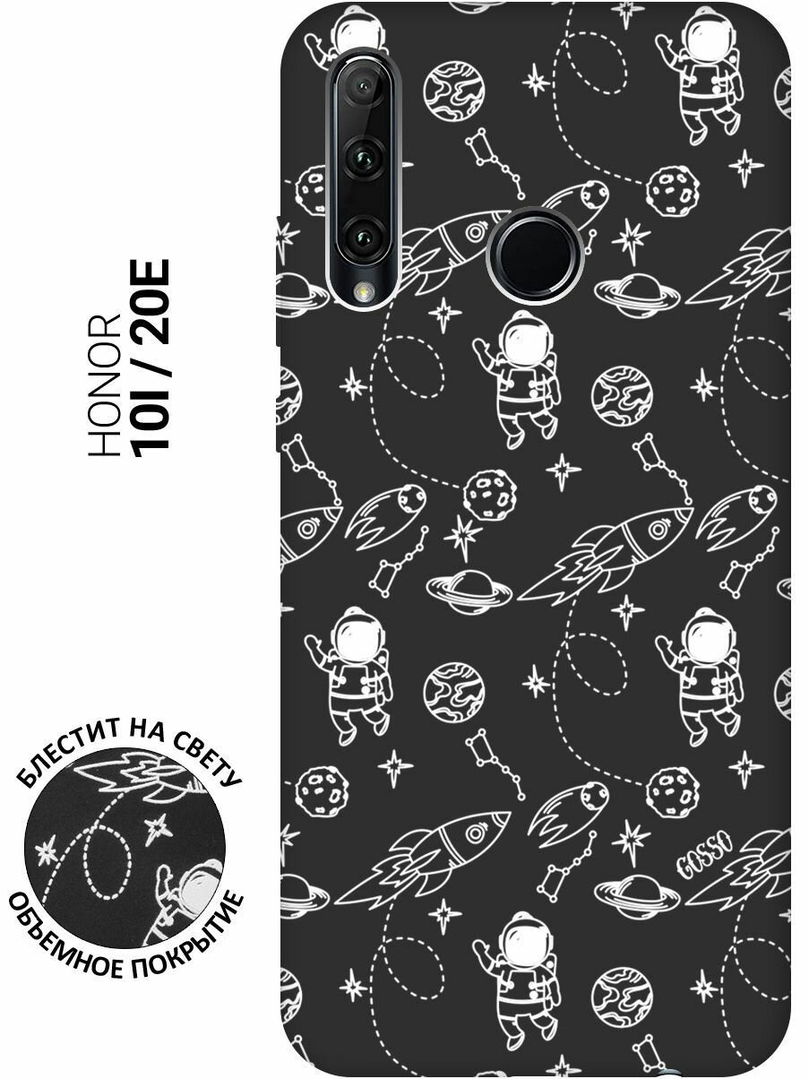 Ультратонкая защитная накладка для Huawei Honor 10i с принтом "Space"