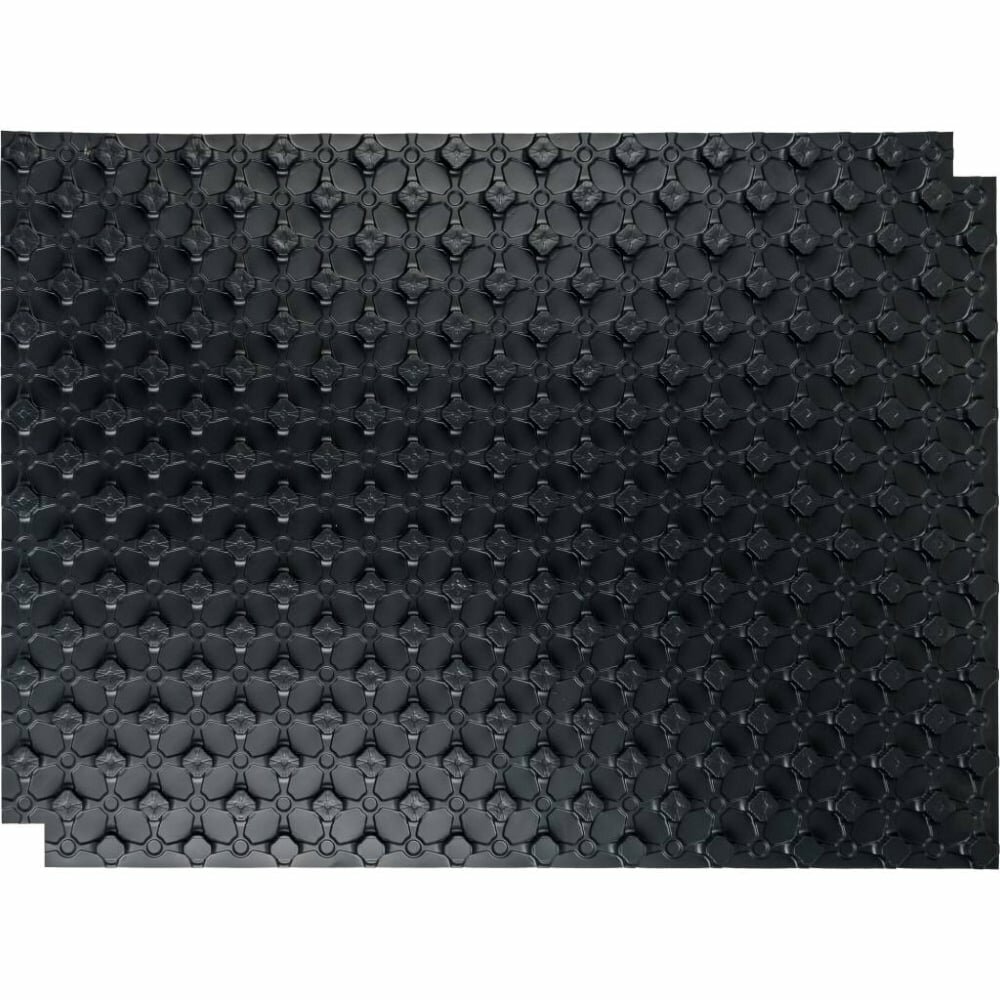 Мат для теплого пола с бобышками черный STOUT Smf-0001-110800 1100x800x1 (без теплоизолирующего, теплого пола