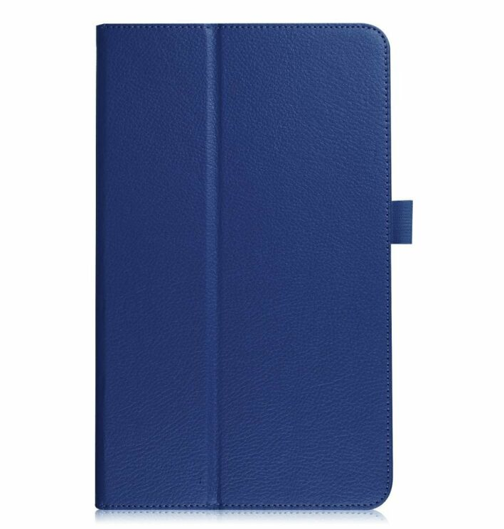 Чехол-обложка MyPads с подставкой для планшета Lenovo Tab 4 10 Plus TB-X704L/F синий кожаный