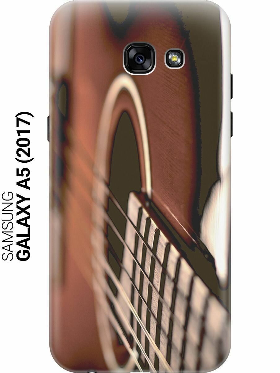 Силиконовый чехол на Samsung Galaxy A5 (2017), Самсунг А5 2017 с принтом "Гитара"