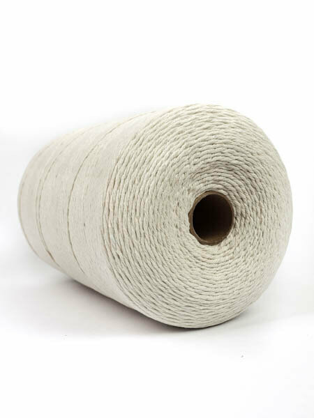 Шнур для макраме 2 мм / Хлопковый шпагат для рукоделия 1300 метров