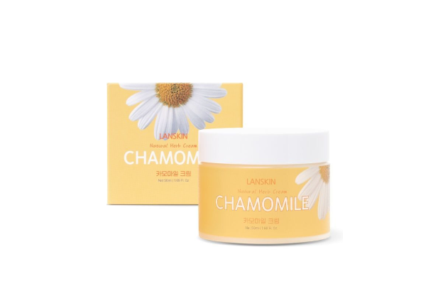 LanSkin Natural Herb Chamomile Cream Успокаивающий крем для лица с экстрактом ромашки 50 мл