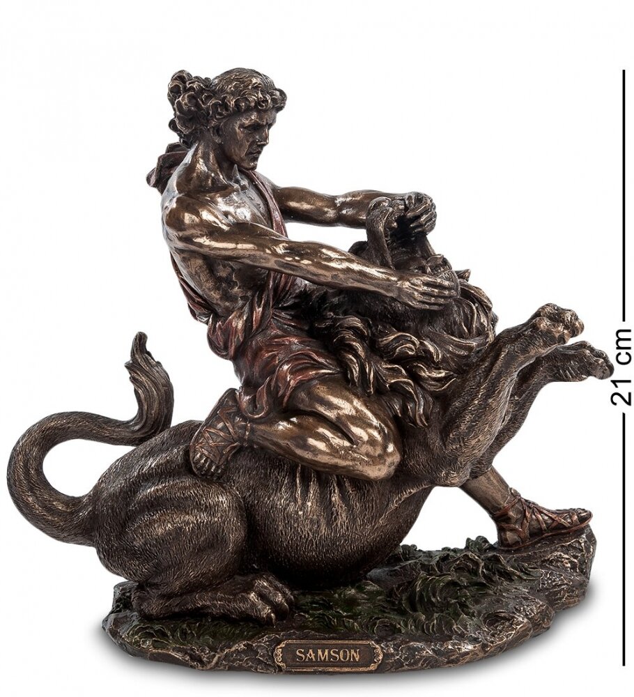 Композиция Veronese "Самсон побеждает льва" (bronze) WS-160