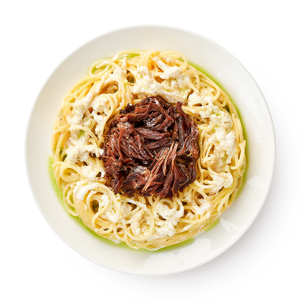 Паста "Из Лавки", с рваной говядиной, в сливочном соусе, 290 г