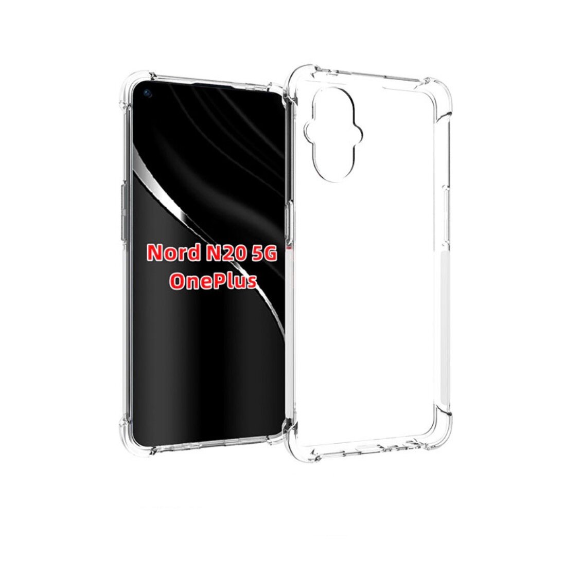 Чехол MyPads "Tocco", для OnePlus Nord N20, противоударный, прозрачный, усиленный